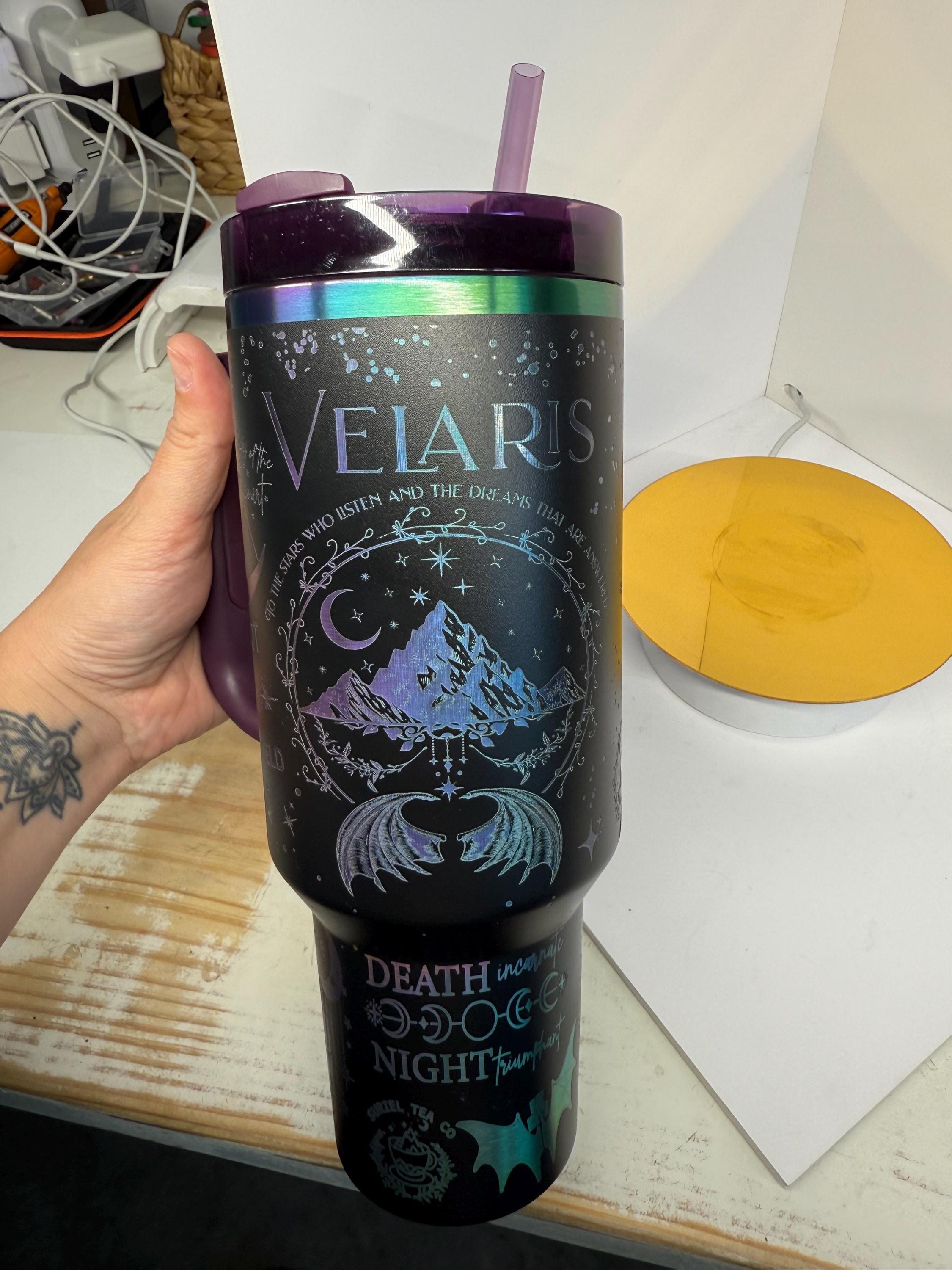 ACOTAR Tumbler Wrap, A Court of Thorns and Roses, Engraving Digital ...