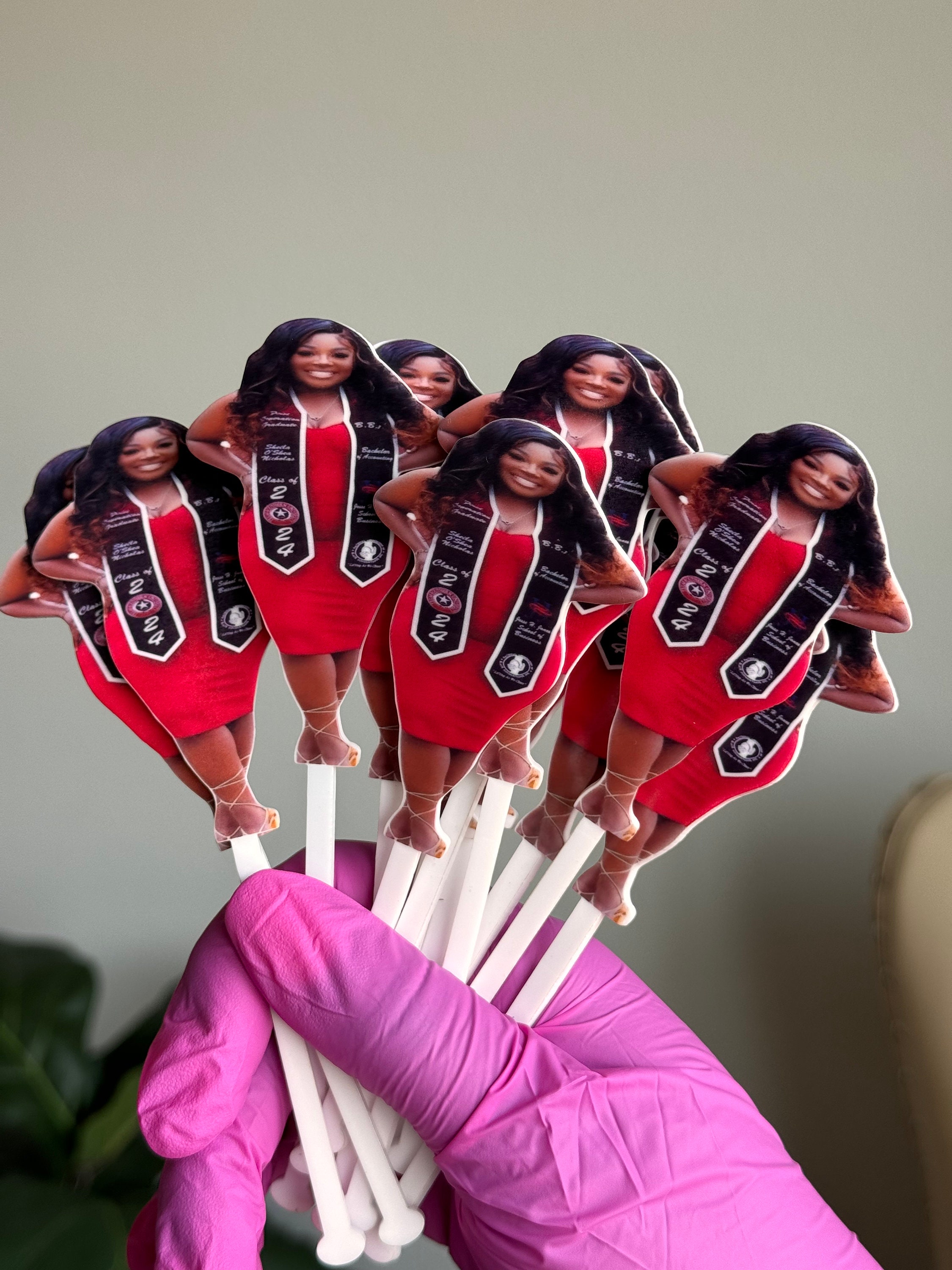 Custom Picture Drink Stirrers, Graduation Drink Stirrer, Wedding ...