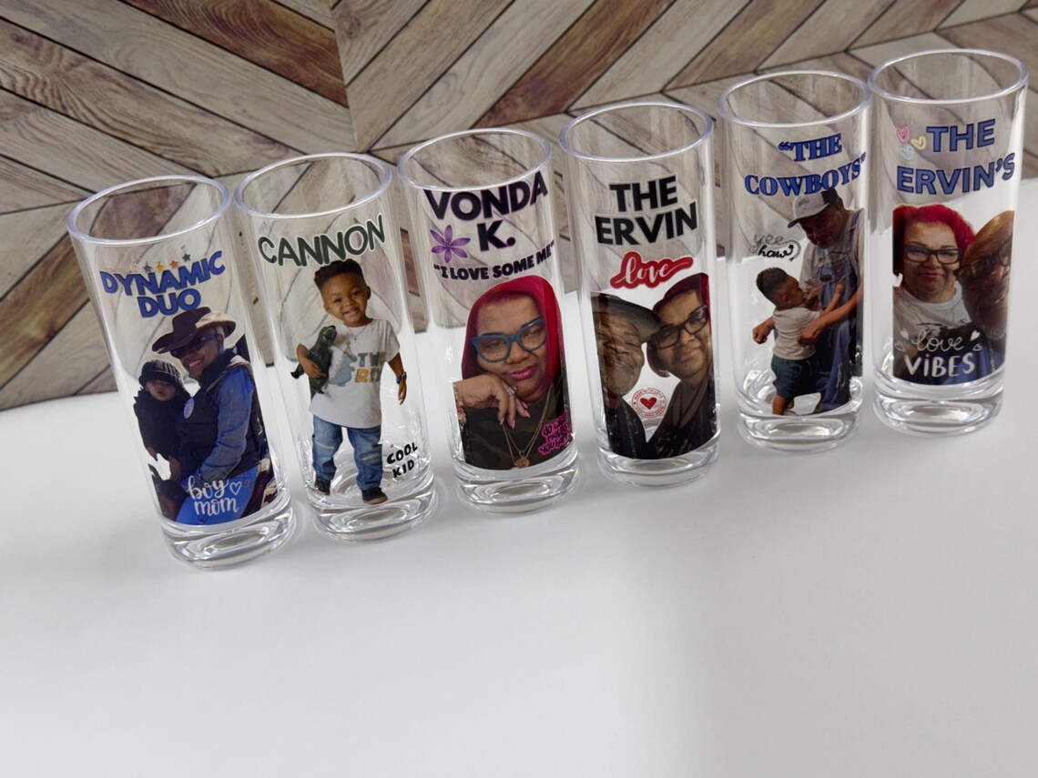 Custom Shot Glasses | Custom Shooter Cups | Party Favors | Birthday ...