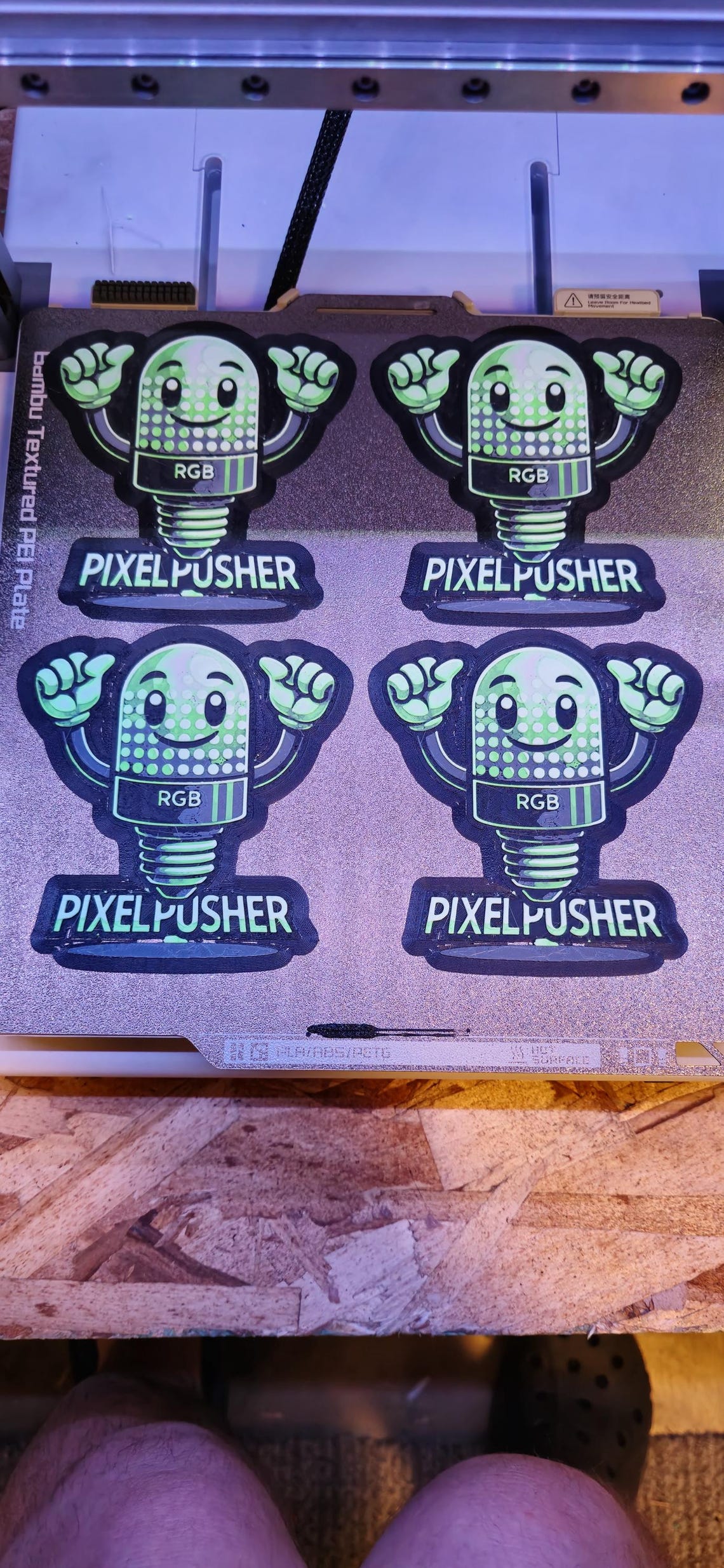 Pixel Pusher Sign 3D Printed Wall Art - Etsy