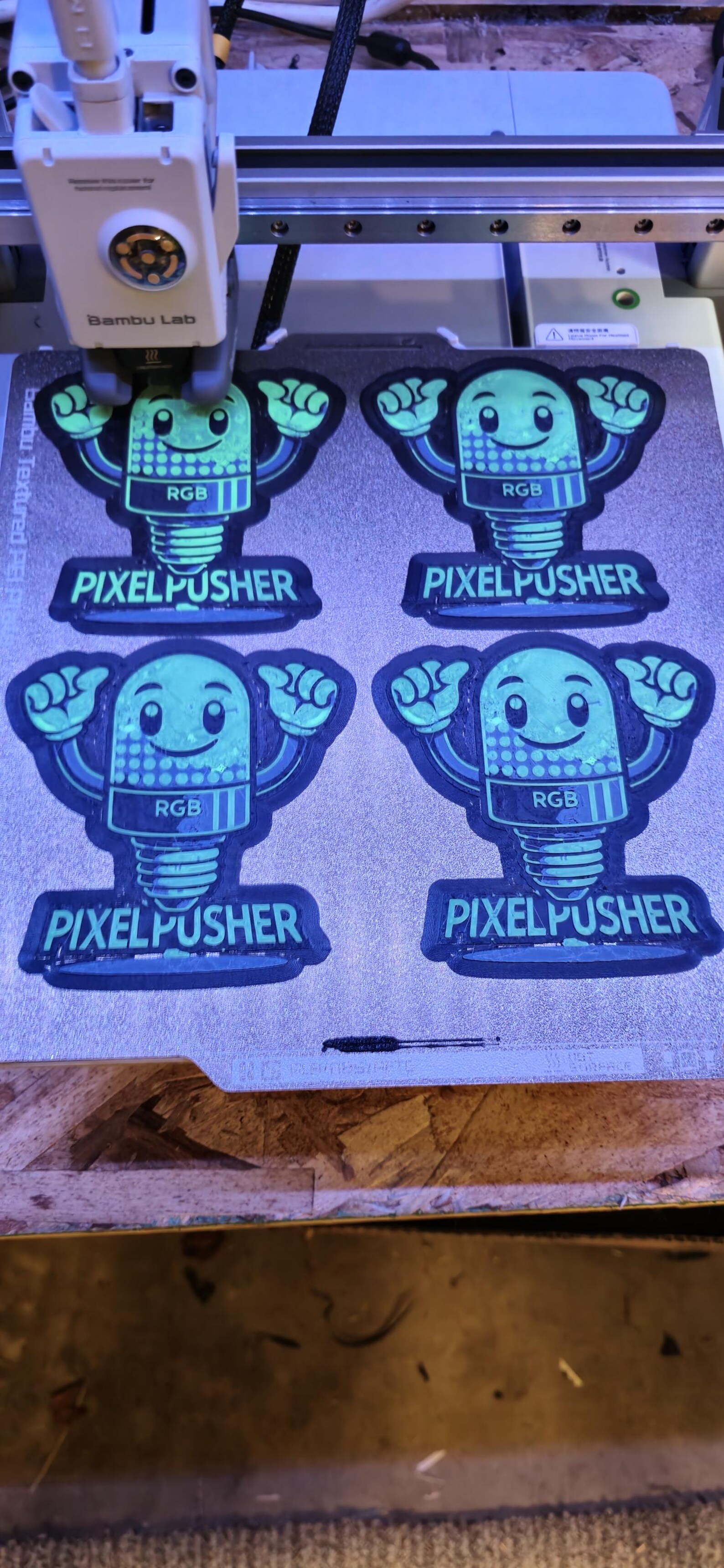 Pixel Pusher Sign 3D Printed Wall Art - Etsy