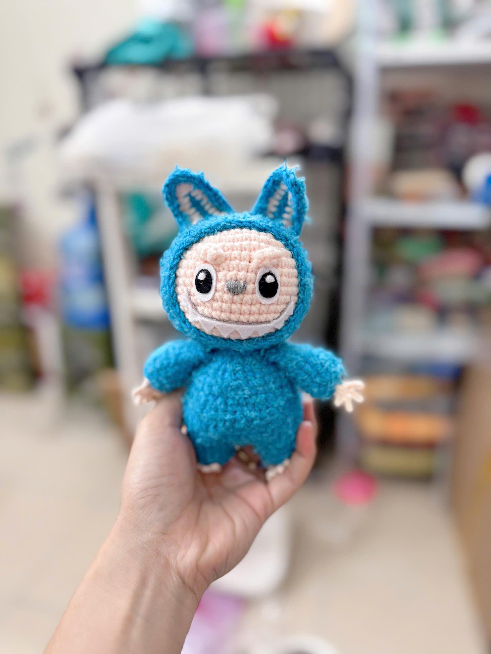 Labubu au crochet, poupée Labubu au crochet, poupée Labubu faite main ...
