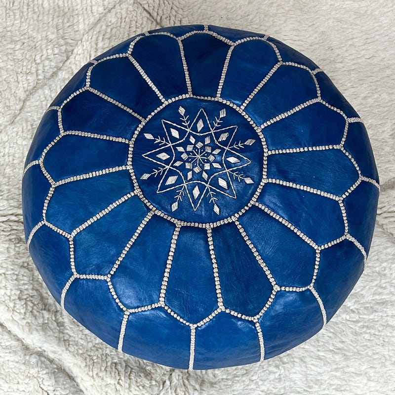 Moroccan Poufs - Etsy