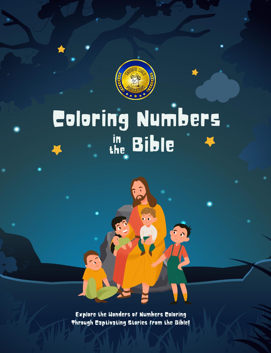 Bible Number Coloring Pages for Kids | Digital Download | Teach Numbers ...