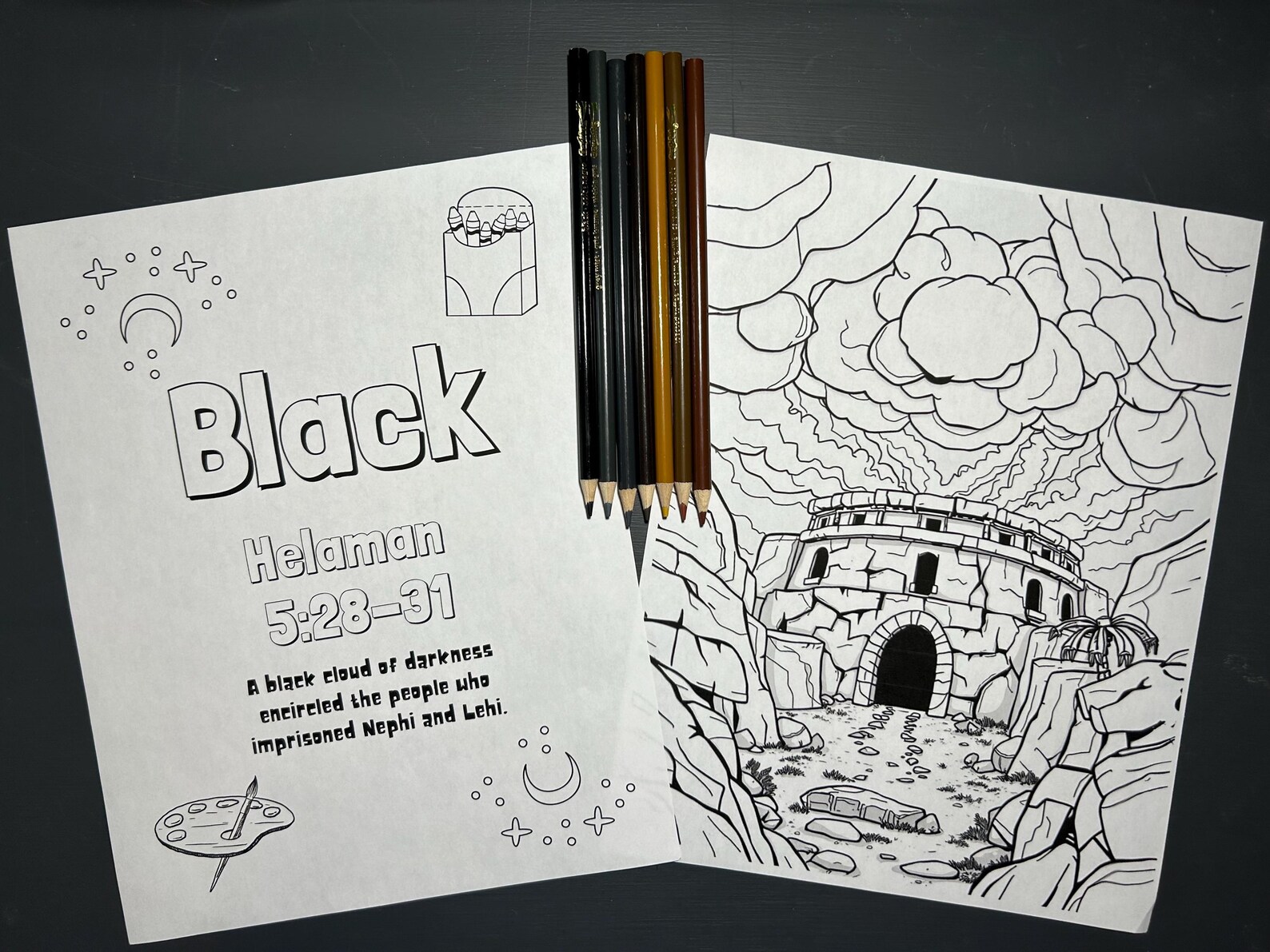 LDS Kids Colors Coloring Pages | Digital Download | Teach Colors With ...