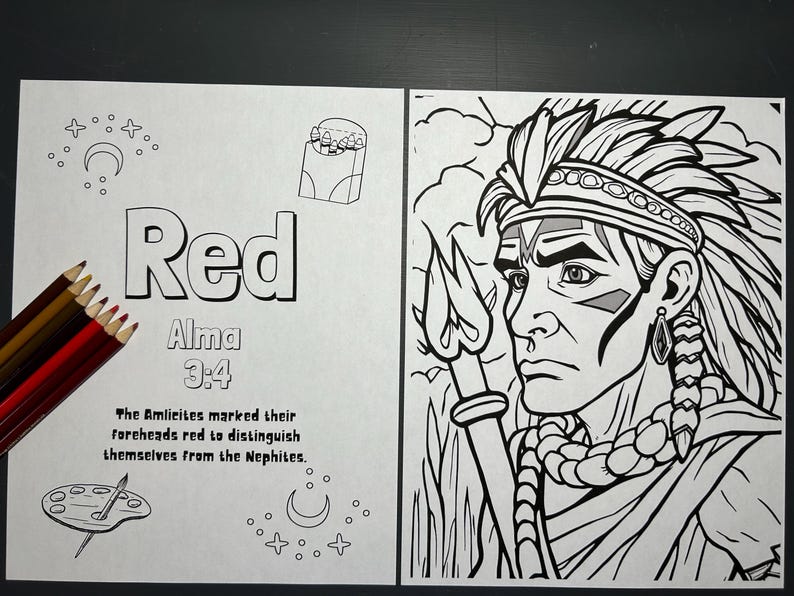 LDS Kids Colors Coloring Pages | Digital Download | Teach Colors With ...