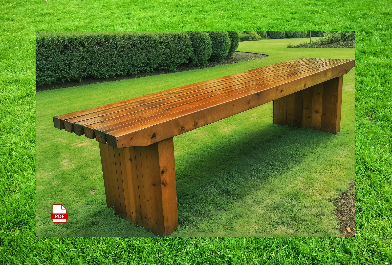 DIY Modern Bench Plan - Easy Outdoor Furniture, Simple Build ...