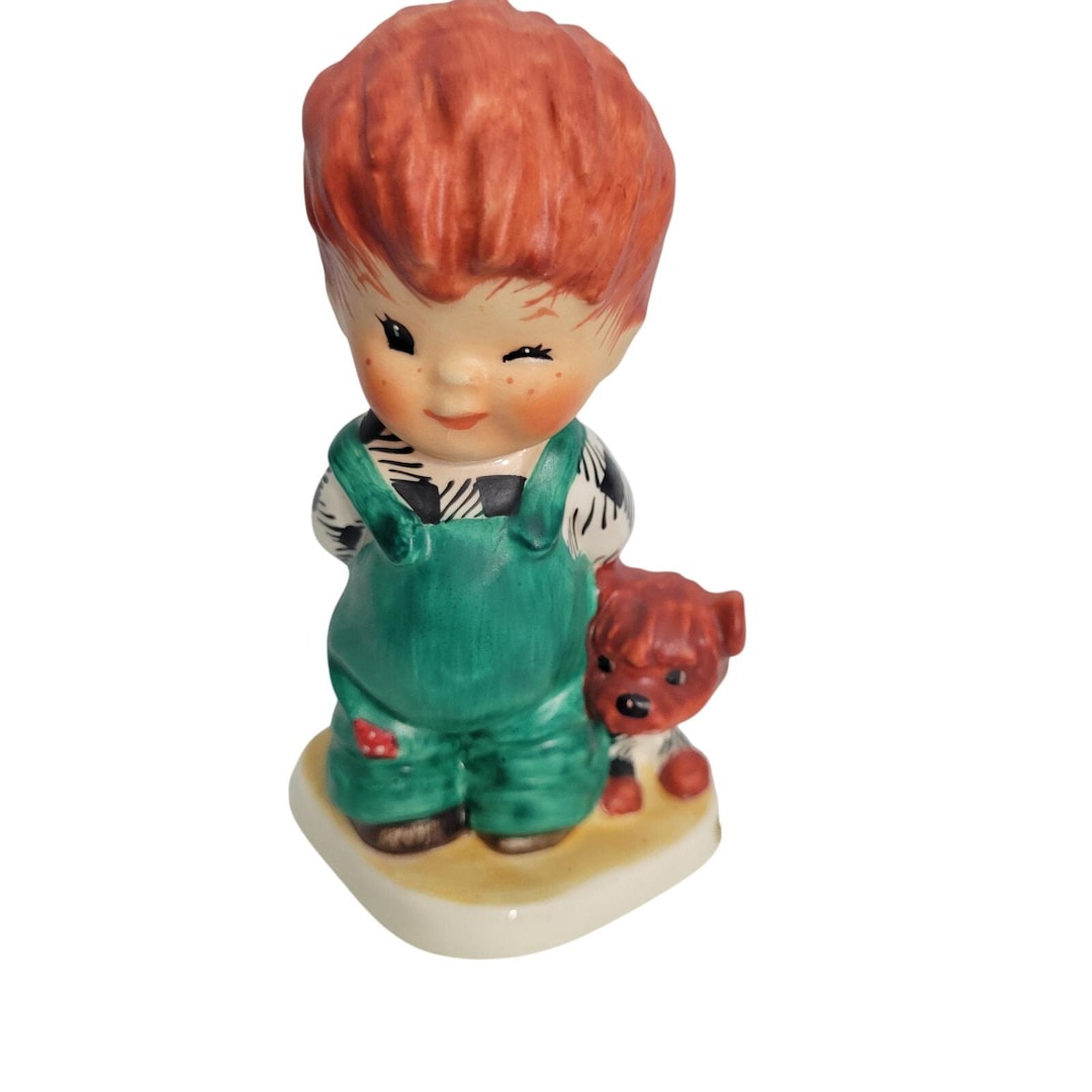 Vintage Goebel 1957 Red Head Figuring the Roving Eye Approx. 4" 11125 ...