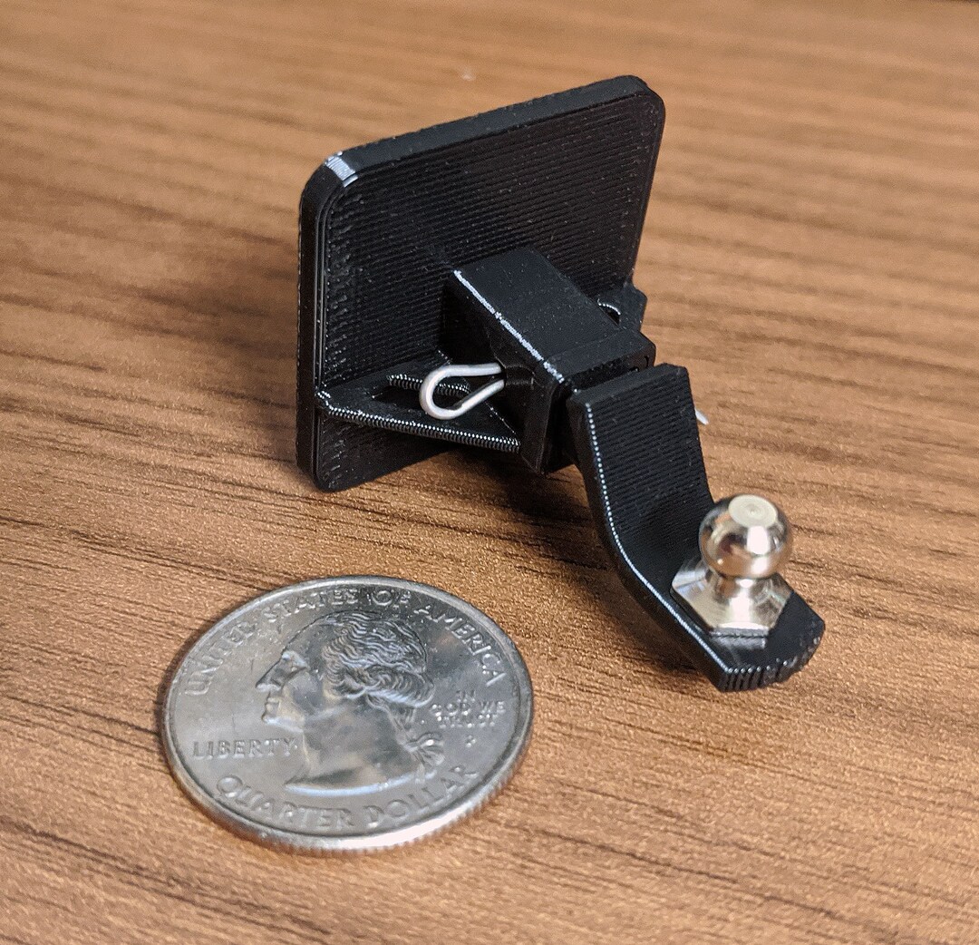Ridiculously Tiny Trailer Hitch & Stick-on Receiver - Uselessly ...