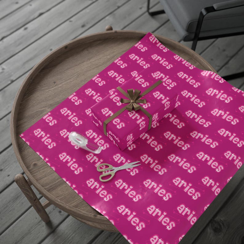Pink Aries Zodiac Bratz Inspired Wrapping Paper - Etsy