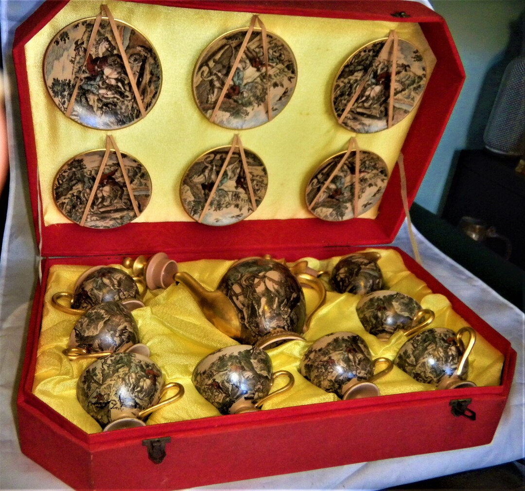 Ceramiche Florentine Decoro Giotto - Italy – Coffee / Tea Pot / Cream ...