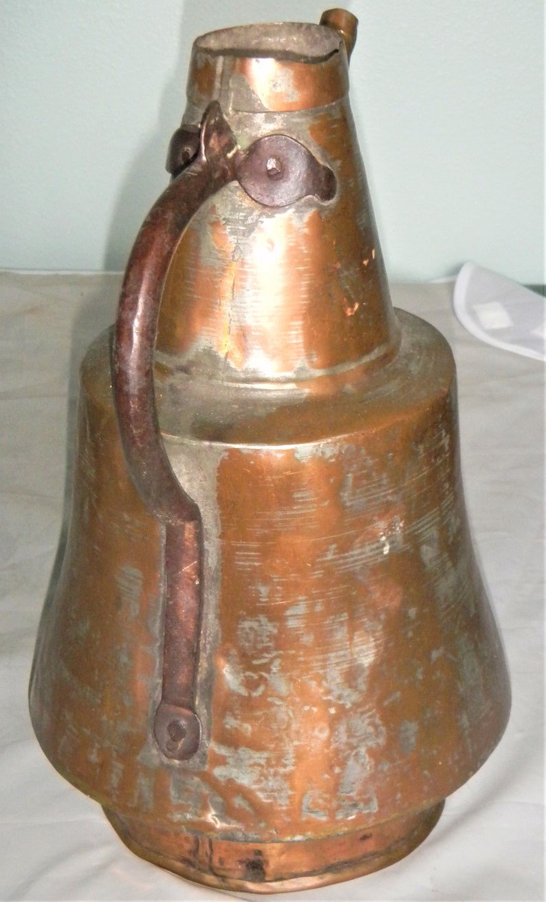 Vintage COPPER WATER EWER Pitcher Bell Shaped - Etsy