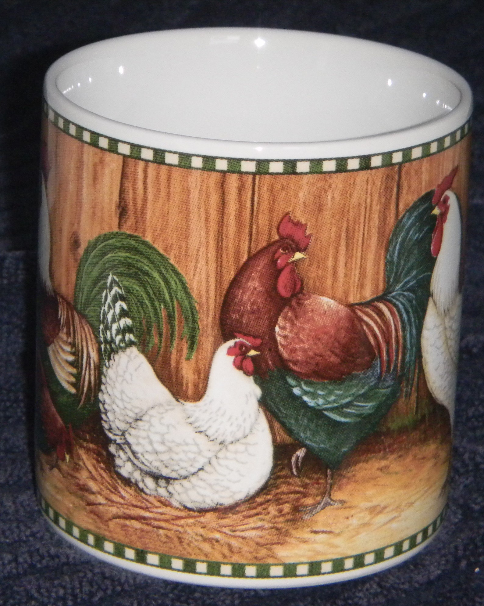 DAVID CARTER BROWN Collection on the Farm Rooster / Chichen Coffee 12 ...