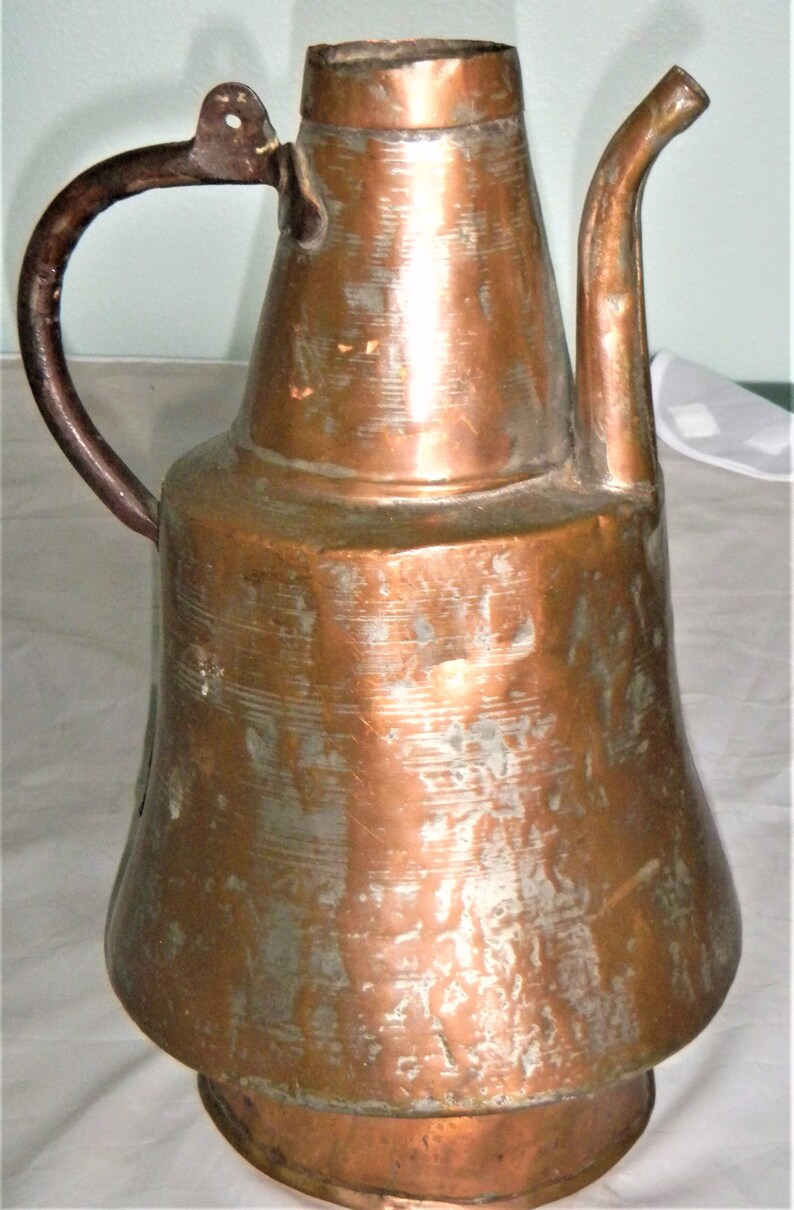Vintage COPPER WATER EWER Pitcher Bell Shaped - Etsy