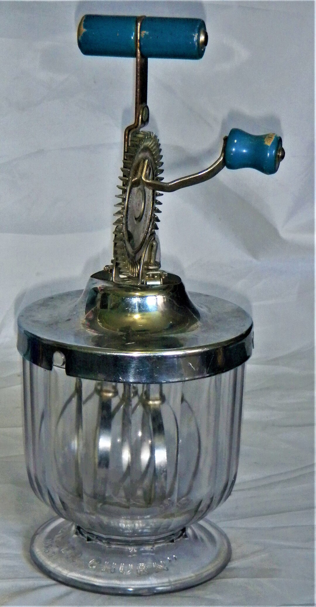 LADD Glass # 1 BUTTER CHURN / Mixer – United Royalties Corp N.Y. - Etsy