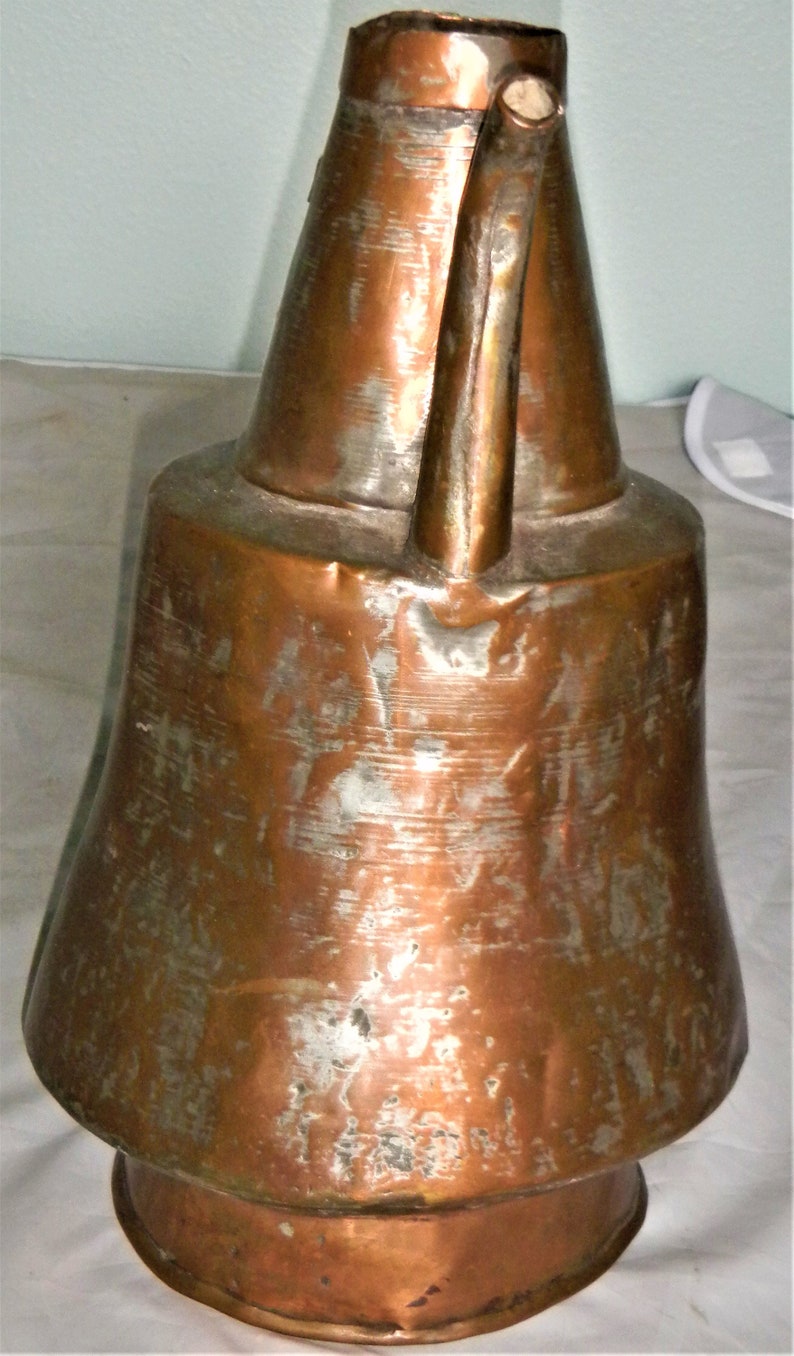 Vintage COPPER WATER EWER Pitcher Bell Shaped - Etsy