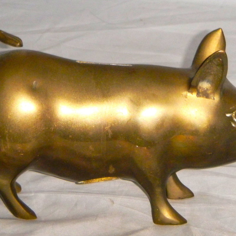Vintage Pig Bank - Etsy
