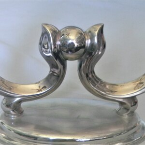 EBERLE Art Deco CANDELABRA Silver Plate - Etsy