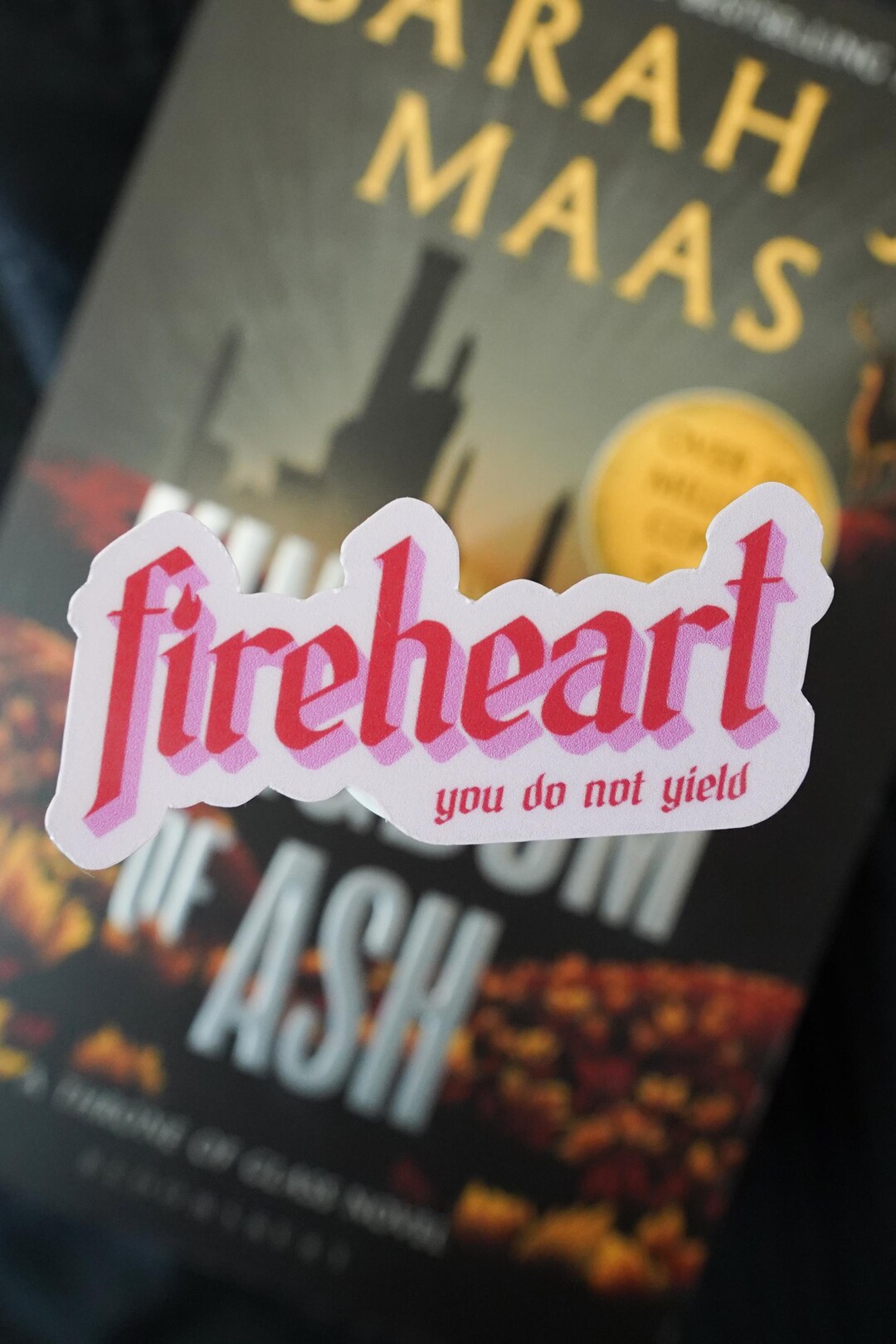 Fireheart Sticker | Throne of Glass | Bookish Sticker | SJM Sticker ...