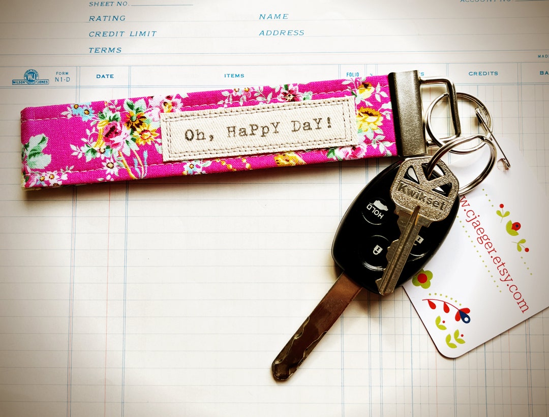 Words Matter Key Fob wristlet - Etsy
