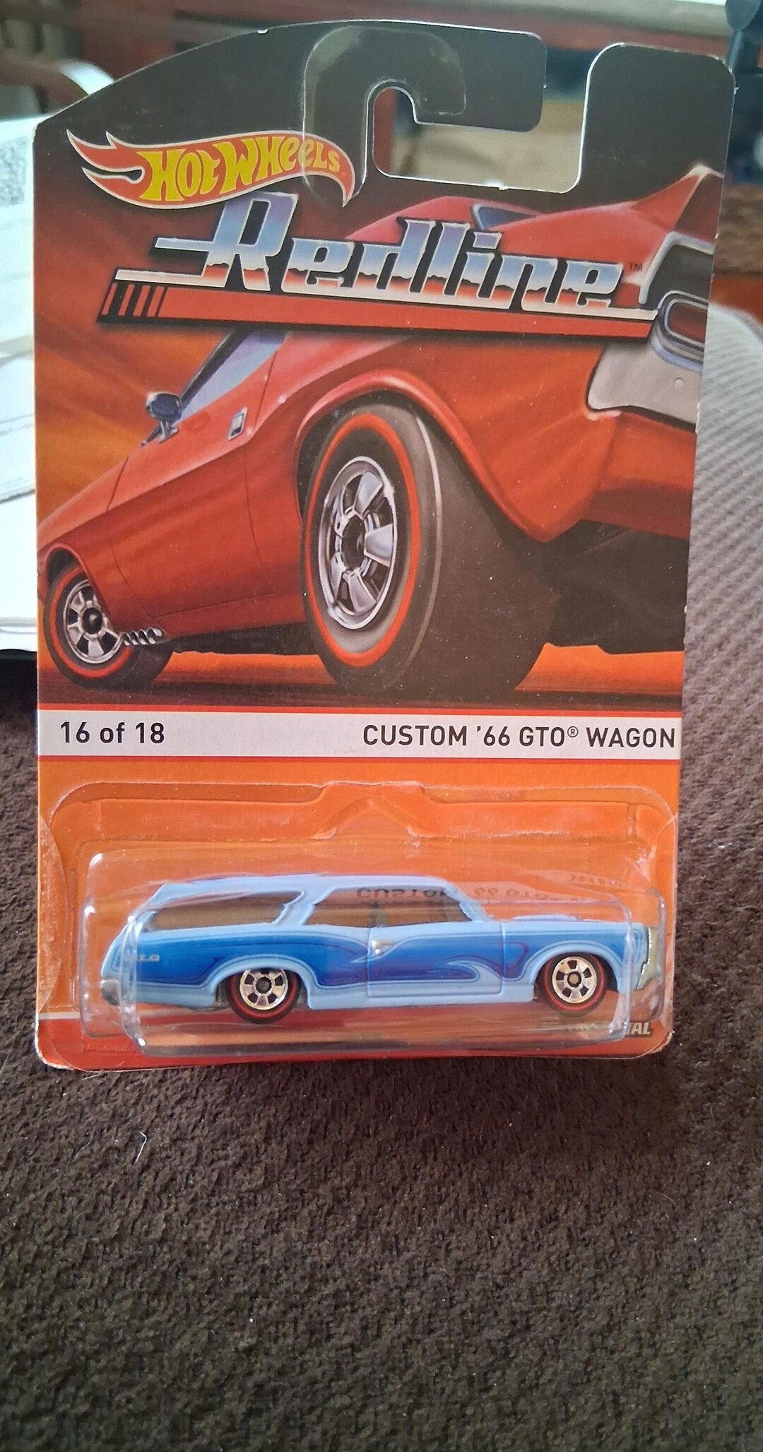 Hot Wheels Redline Series – Custom Blue '66 Pontiac GTO Wagon, Redline ...
