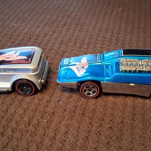 2002 Hot Wheels Redline Series Sidekick Blue #105 the Demon Silver #103 ...
