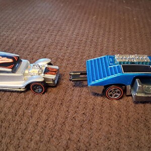 2002 Hot Wheels Redline Series Sidekick Blue #105 the Demon Silver #103 ...