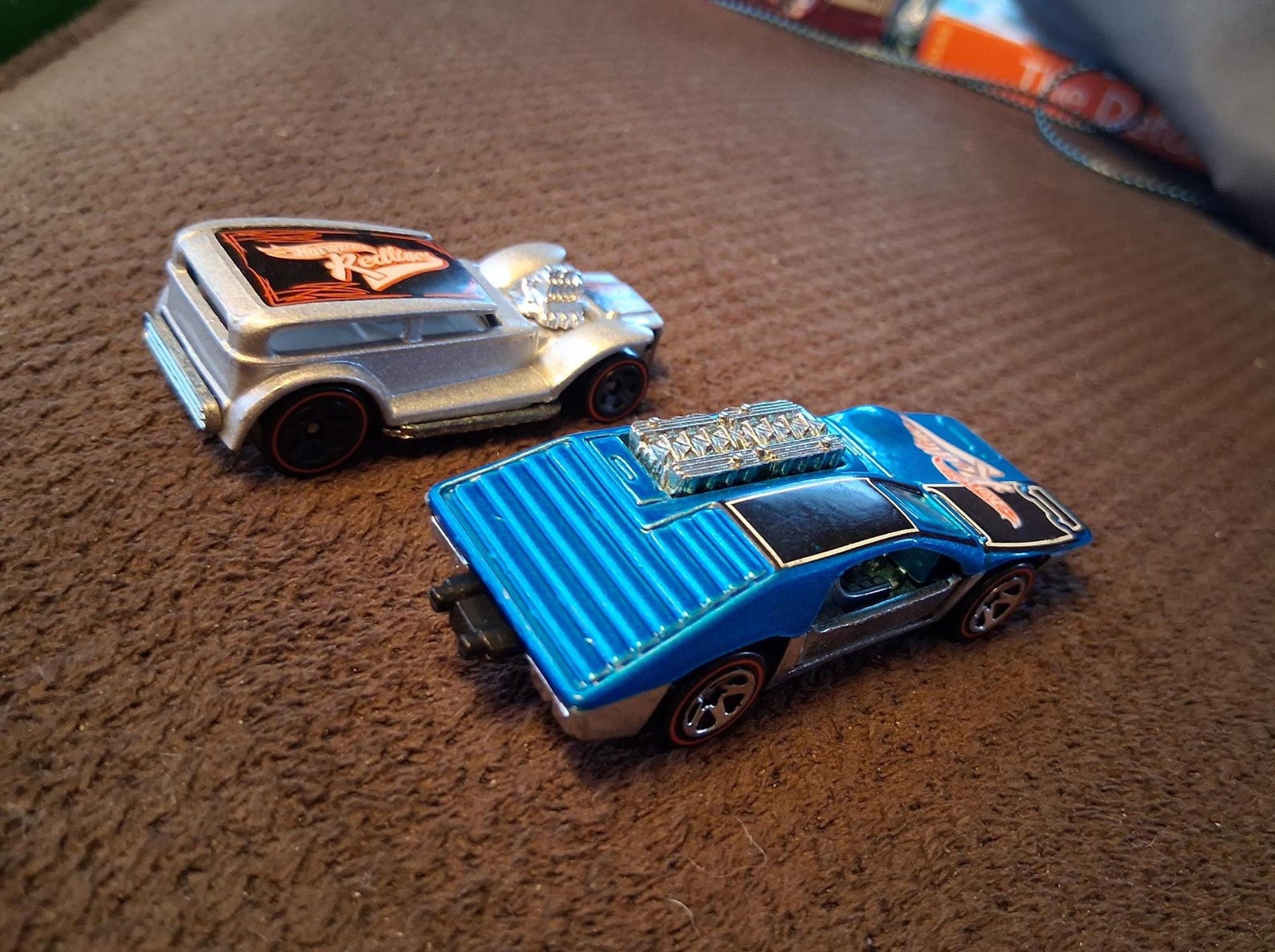 2002 Hot Wheels Redline Series Sidekick Blue #105 the Demon Silver #103 ...