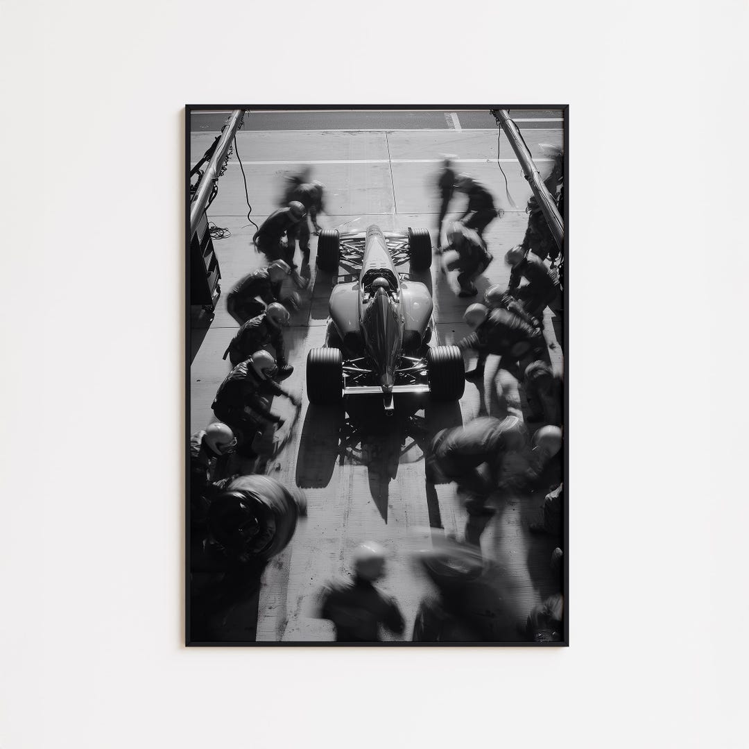 Pitstop Rush F1 Poster: Formula 1 Art (digital Download) - Etsy Canada
