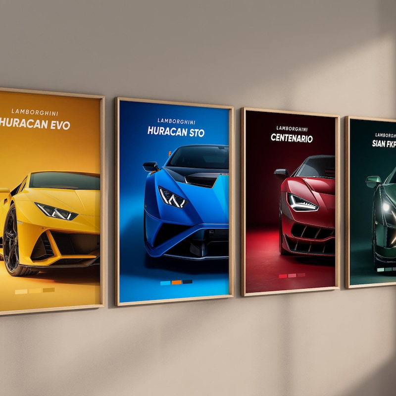 Lamborghini Poster - Etsy UK