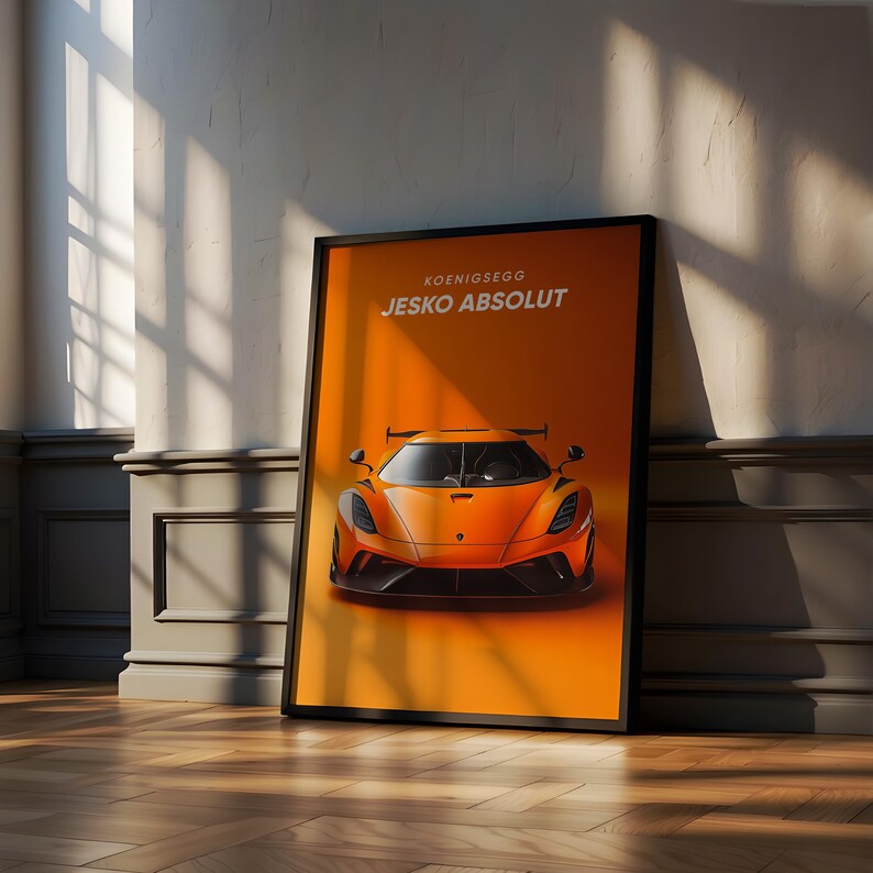 Koenigsegg Jesko Absolut | Sports Car Posters | Automotive Wall Art ...