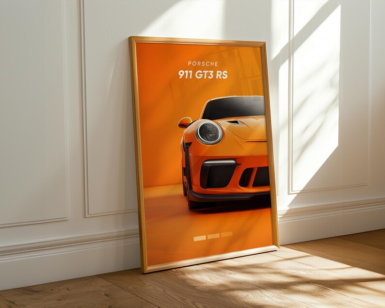 Porsche 911 GT3 RS Poster: Automotive Art (digital Download) - Etsy