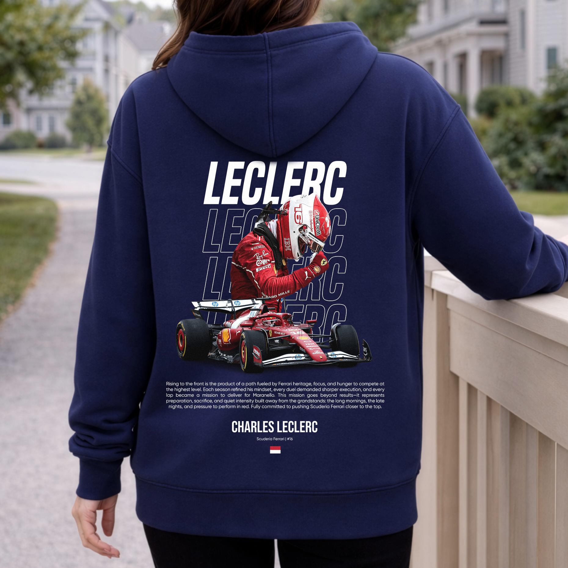 Charles Leclerc F1 Racing Hoodie, Retro Graphic Motorsport Merch - Etsy
