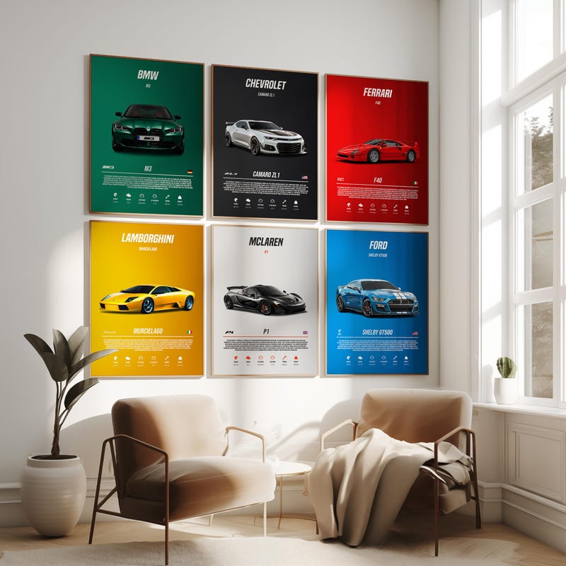 Car Posters - Etsy