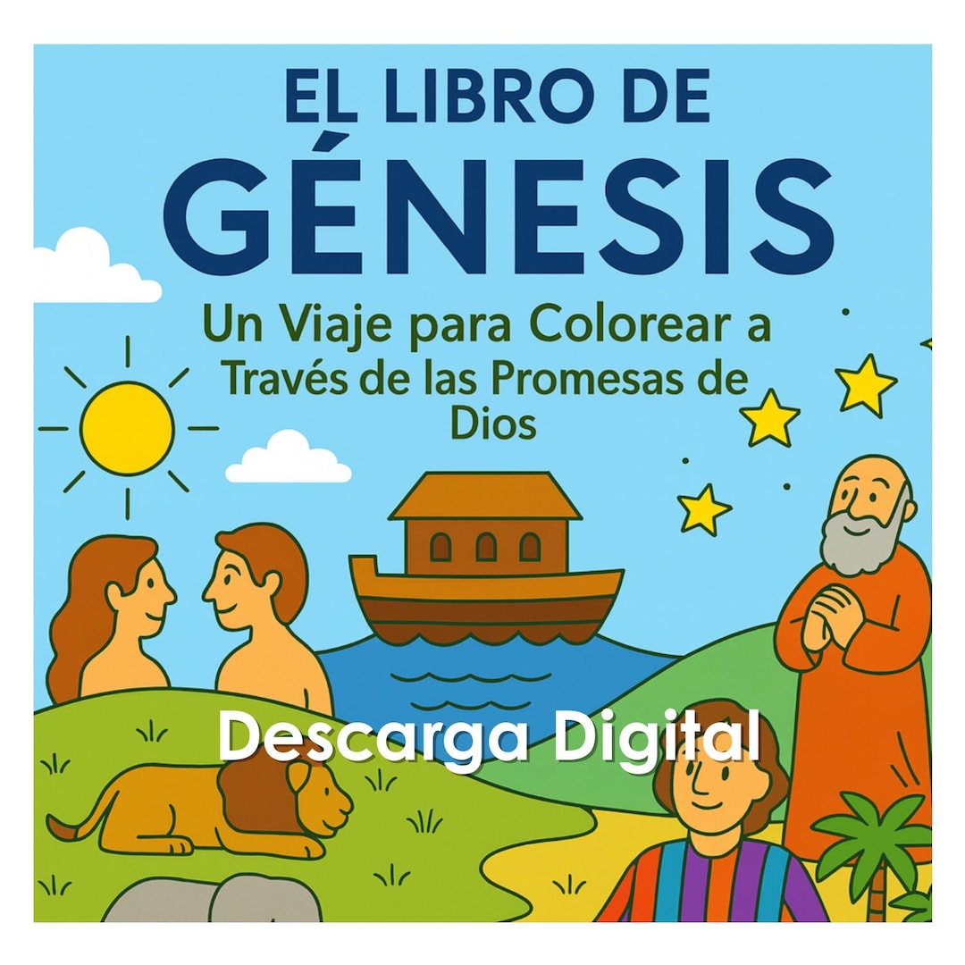 El Libro De Génesis: Un Viaje Para Colorear a Través De Las Promesas De ...