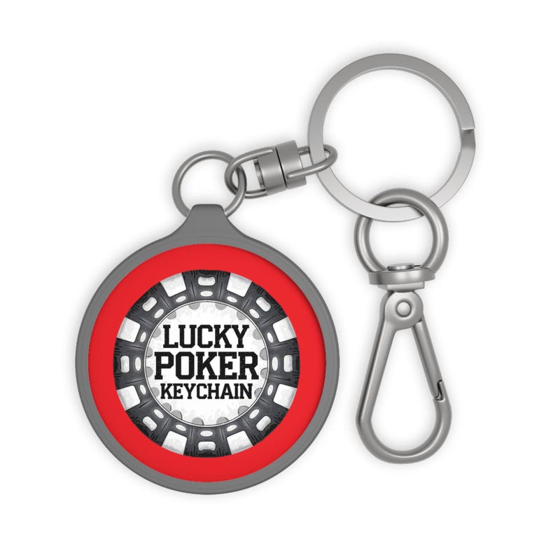 Poker Chip Keychain - Etsy