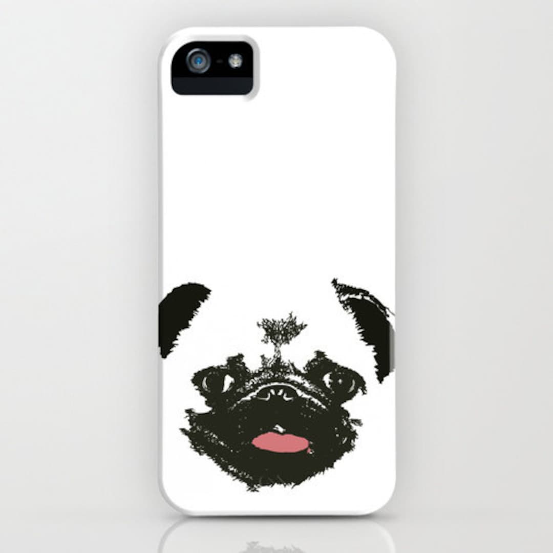 Pug Dog on Phone Case Pug Gifts iPhone 14 iPhone 14 Plus - Etsy