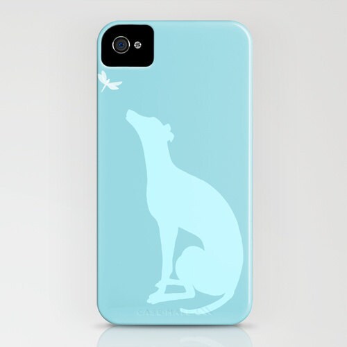 Greyhound Dog and the Dragon Fly on Phone Case Greyhound, Silhouette ...