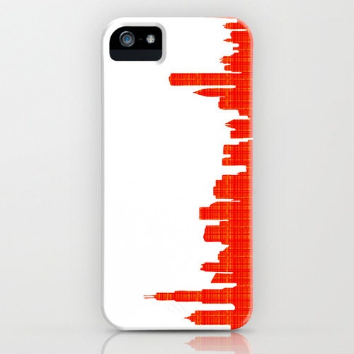 Chicago Skyline Silhouette on Phone Case Samsung Galaxy S6 , iPhone 14 ...