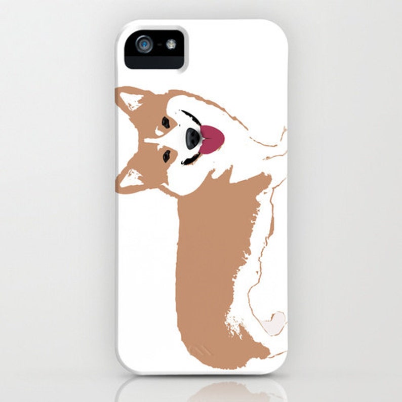 Pembroke Welsh Corgi Dog on Phone Case iPhone 14 Plus, Corgi Gifts ...