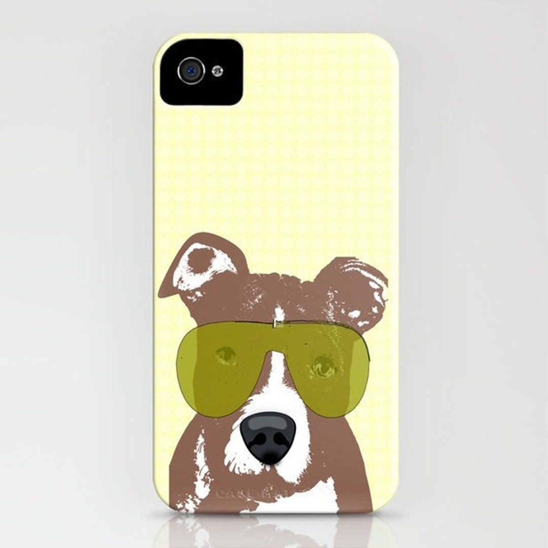 American Pit Bull Terrier Dog on Phone Case iPhone 14 - Etsy