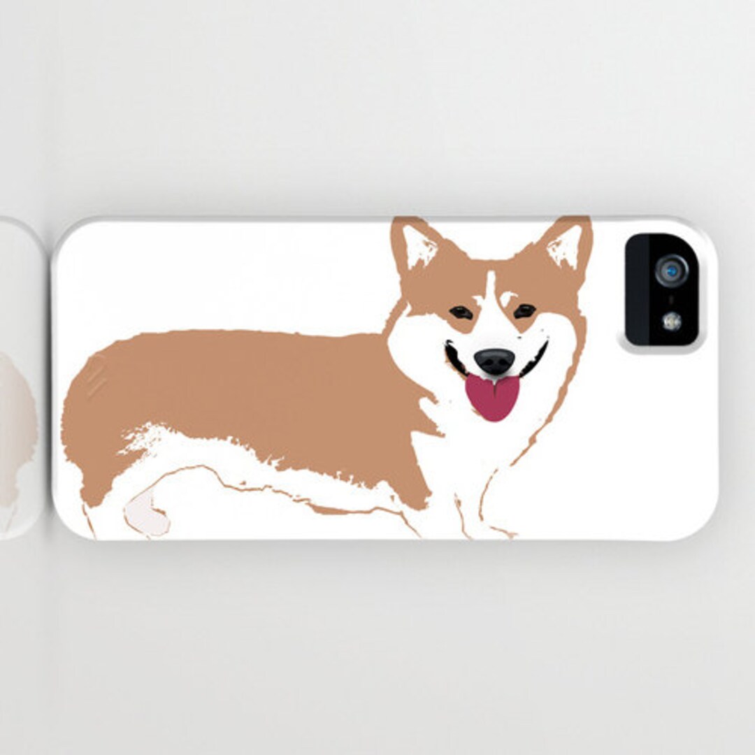 Pembroke Welsh Corgi Dog on Phone Case iPhone 14 Plus, Corgi Gifts ...
