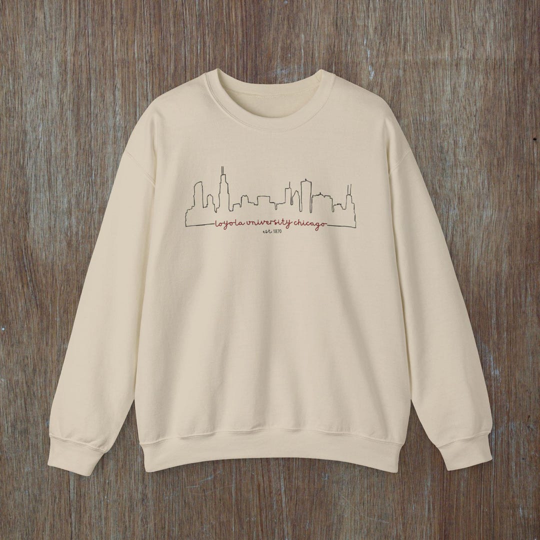 Loyola University Chicago Crewneck Sweatshirt, LUC, College Sweatshirt ...