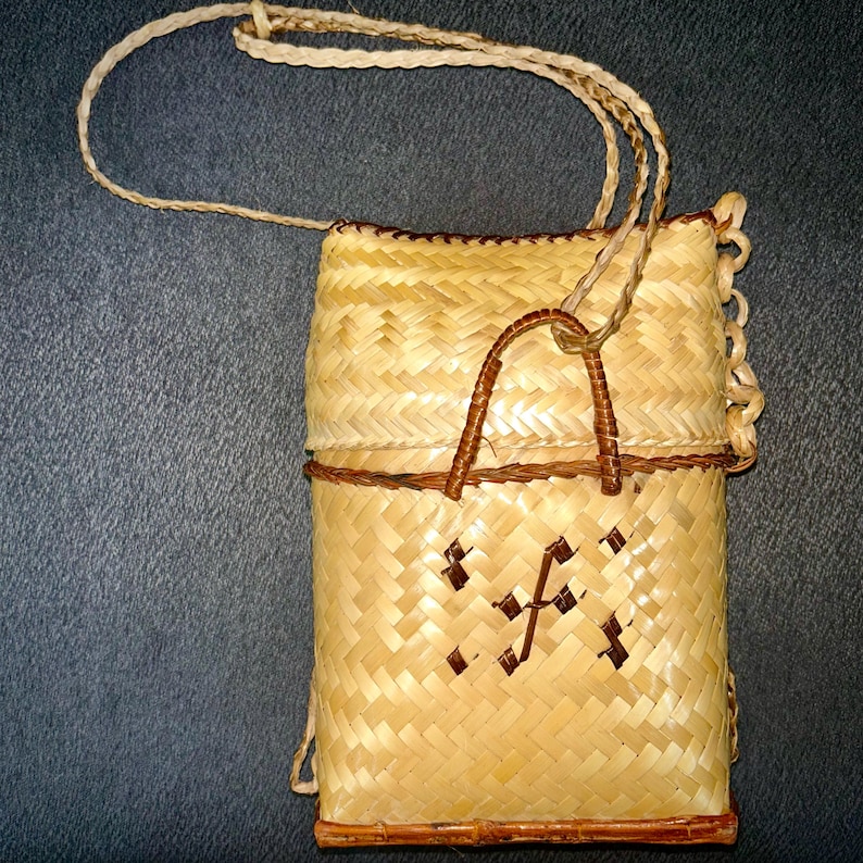 Bamboo Backpack "pasiking" - Native Backpack - Traditional Filipino Bag ...