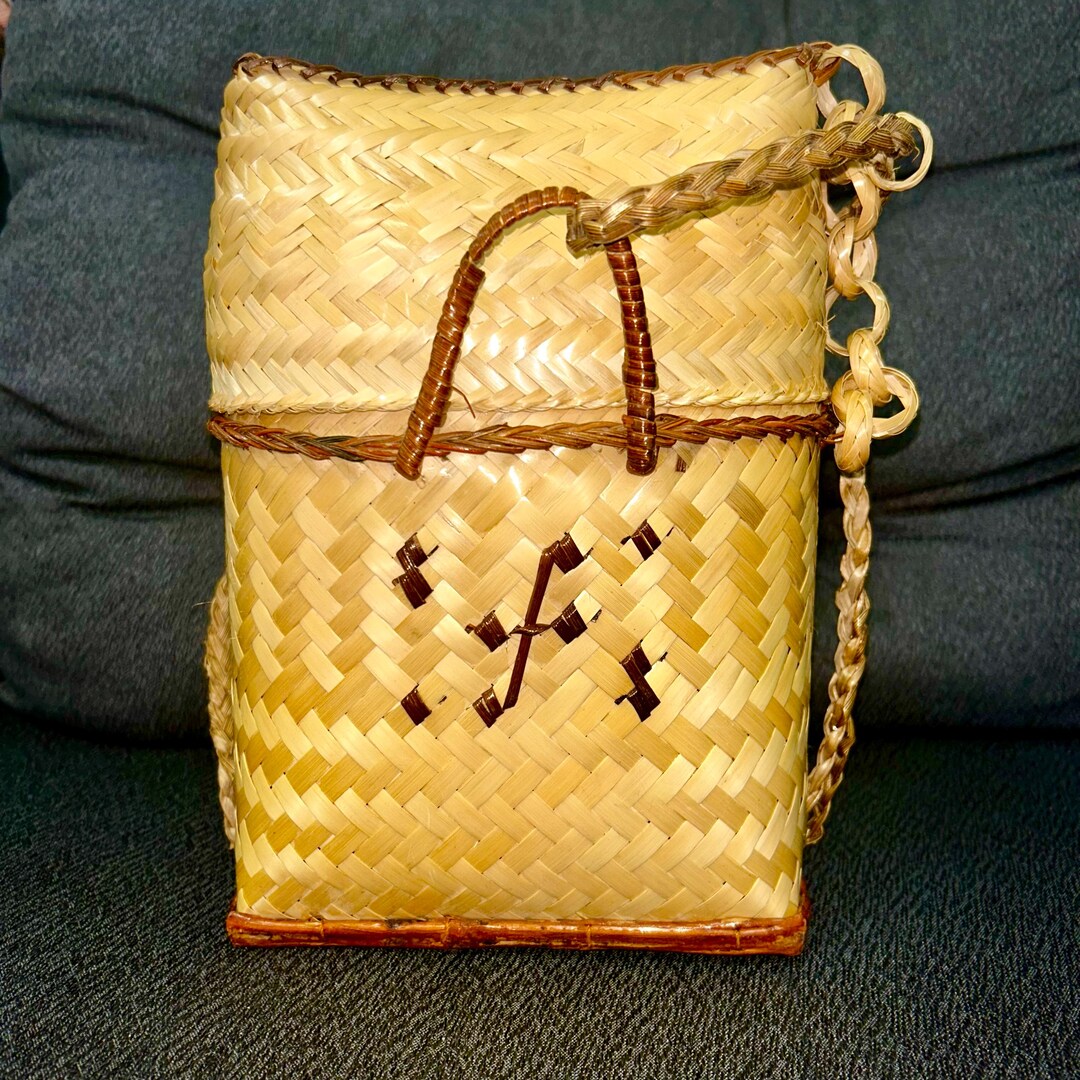 Bamboo Backpack pasiking Native Backpack Traditional Filipino Bag ...