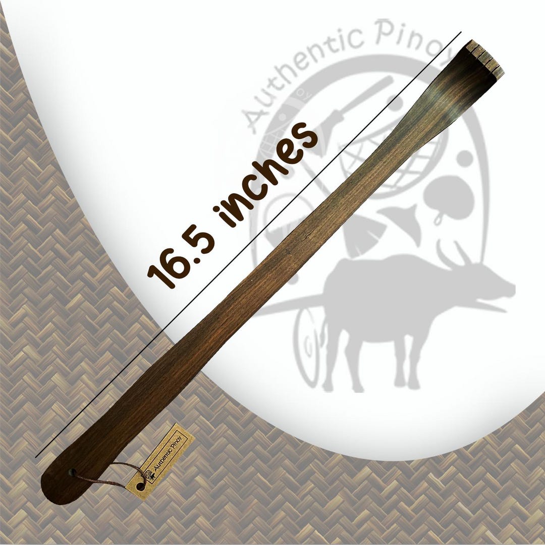 Authentic Pinoy Back Scratcher Made From SOLID KAMAGONG WOOD 16.5 ...
