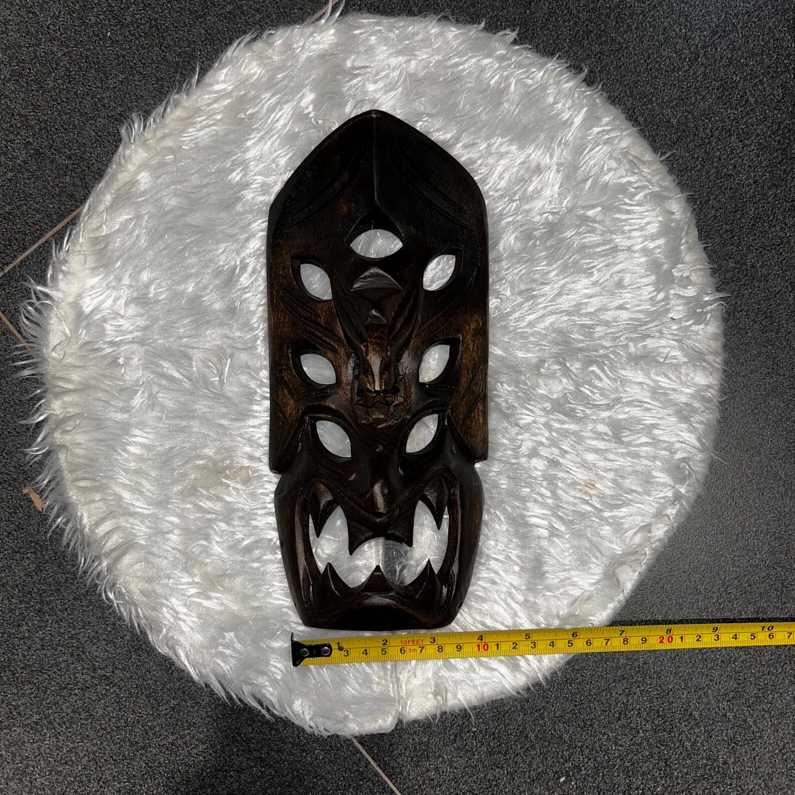 Hand Carved Pine Wood Dragon Mask: Philippine Tribal Art - Etsy