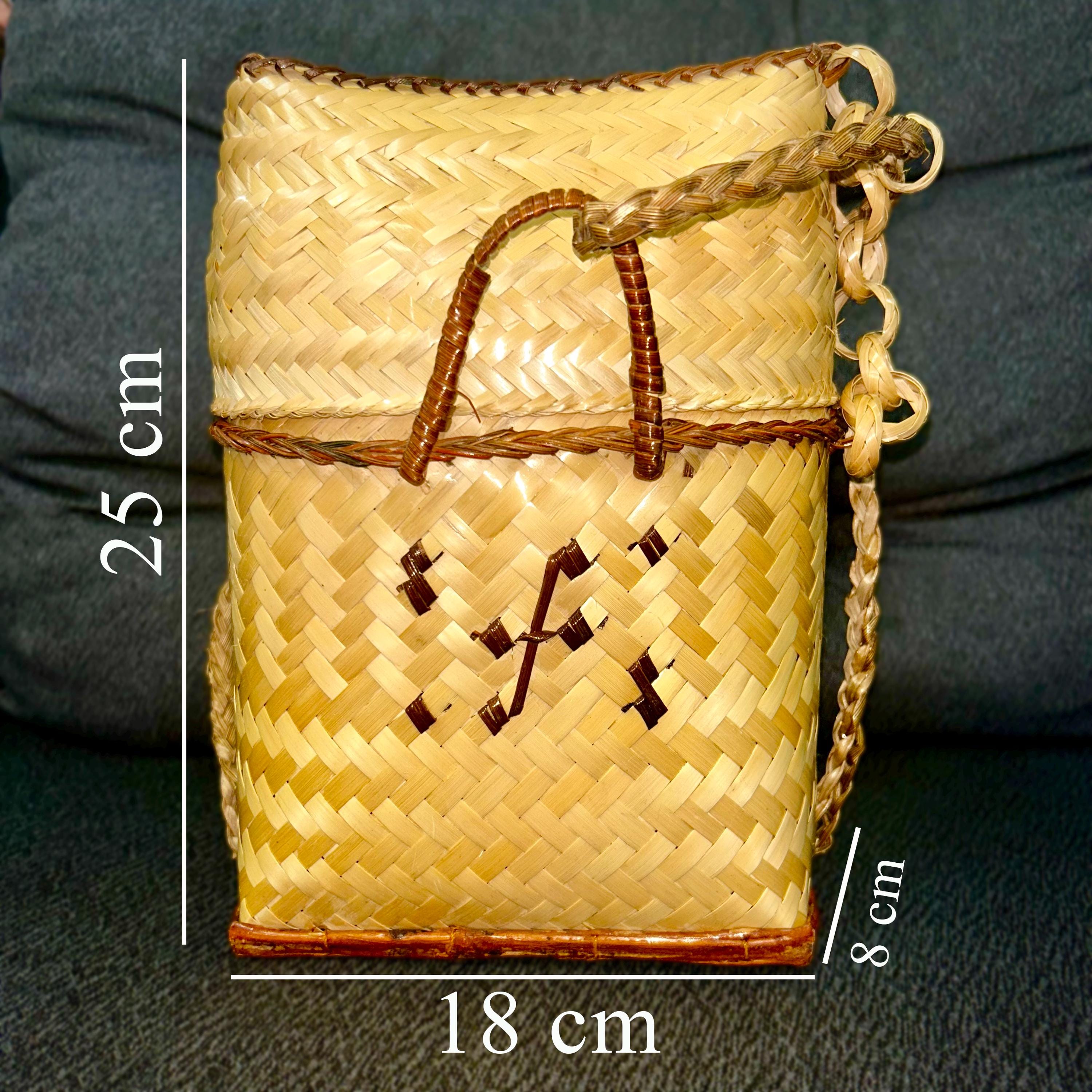 Bamboo Backpack "pasiking" - Native Backpack - Traditional Filipino Bag ...