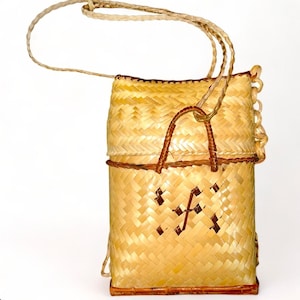 Bamboo Backpack "pasiking" - Native Backpack - Traditional Filipino Bag ...