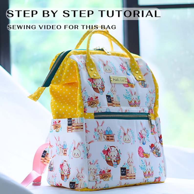 Backpack Sewing Pattern - Exclusive Digital Download Step-by-step ...